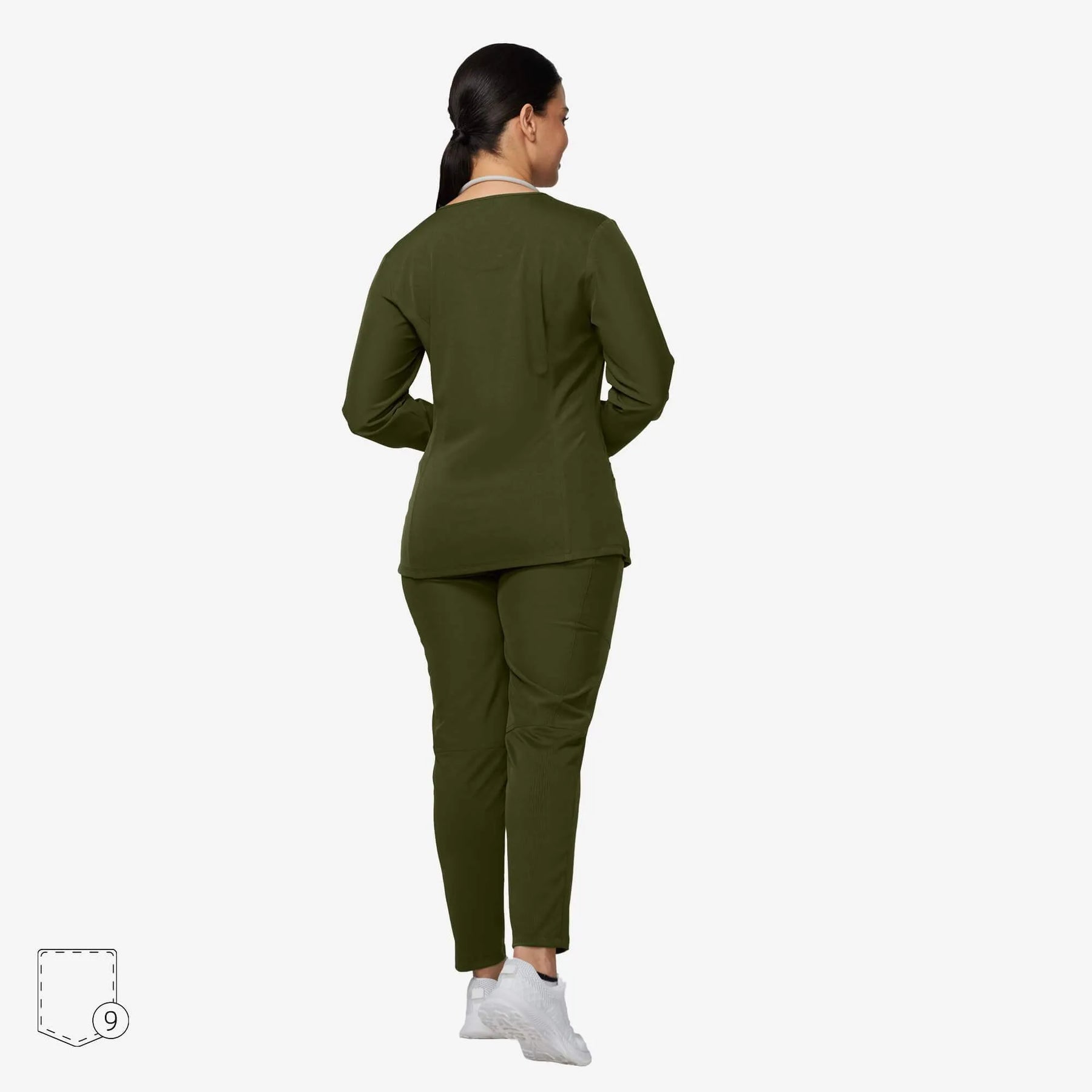 Olive Scrub Set | Durability | Women's Scrubs – Uniforms World