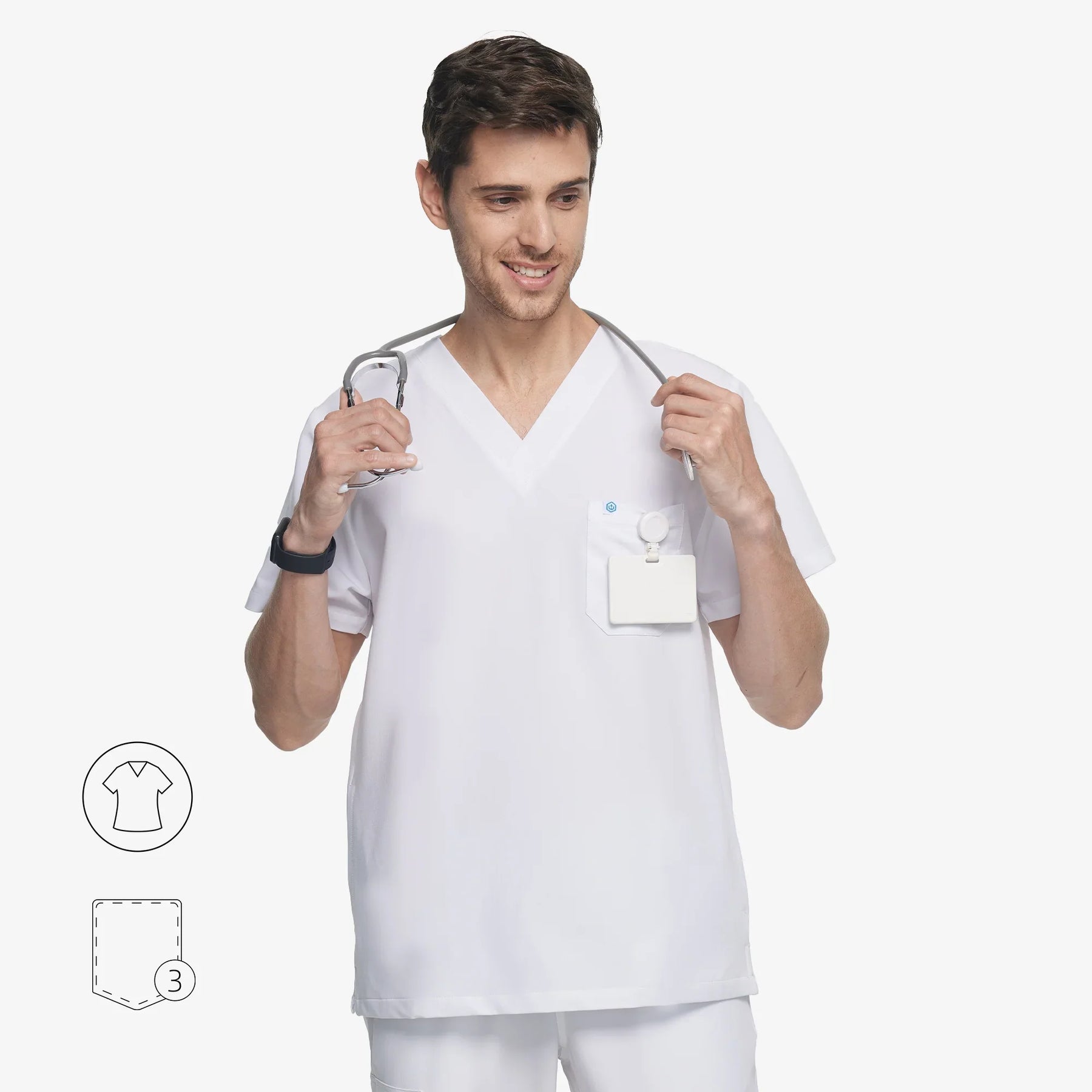 Virtis V-Neck Scrub Top | Men's Scrub Top – Uniforms World